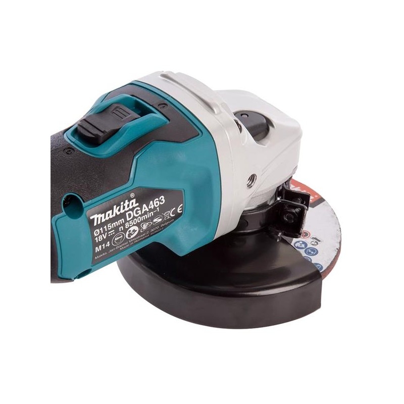 Makita Dga463z Brushless Angle Grinder 115mm 18v Body Only In Carton